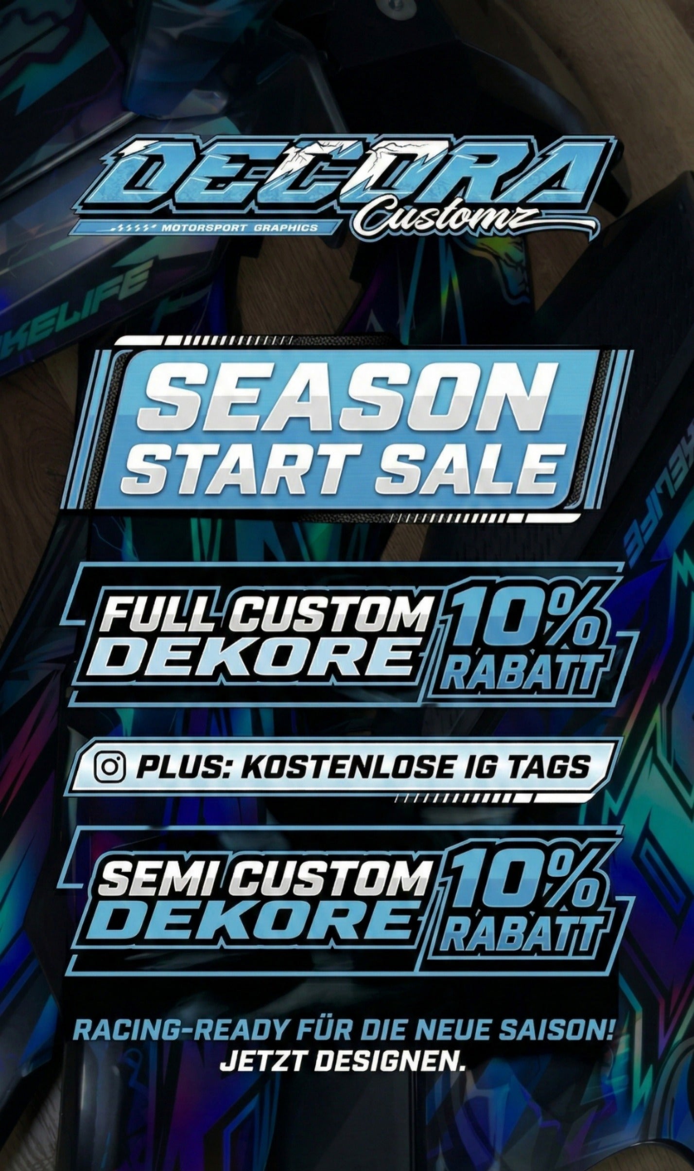 FULL CUSTOM SERVICE - Alle Marken! – Decora Customz